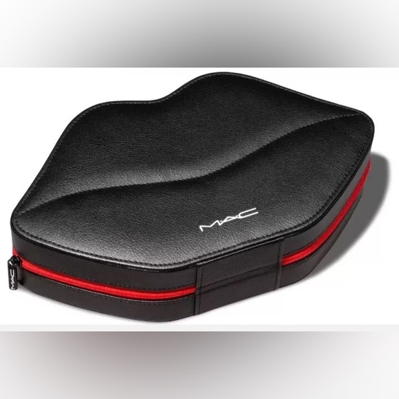 MAC Cosmetics | Bags | Mac Cosmetics Lip Shaped Box Clutch Cosmetic ...